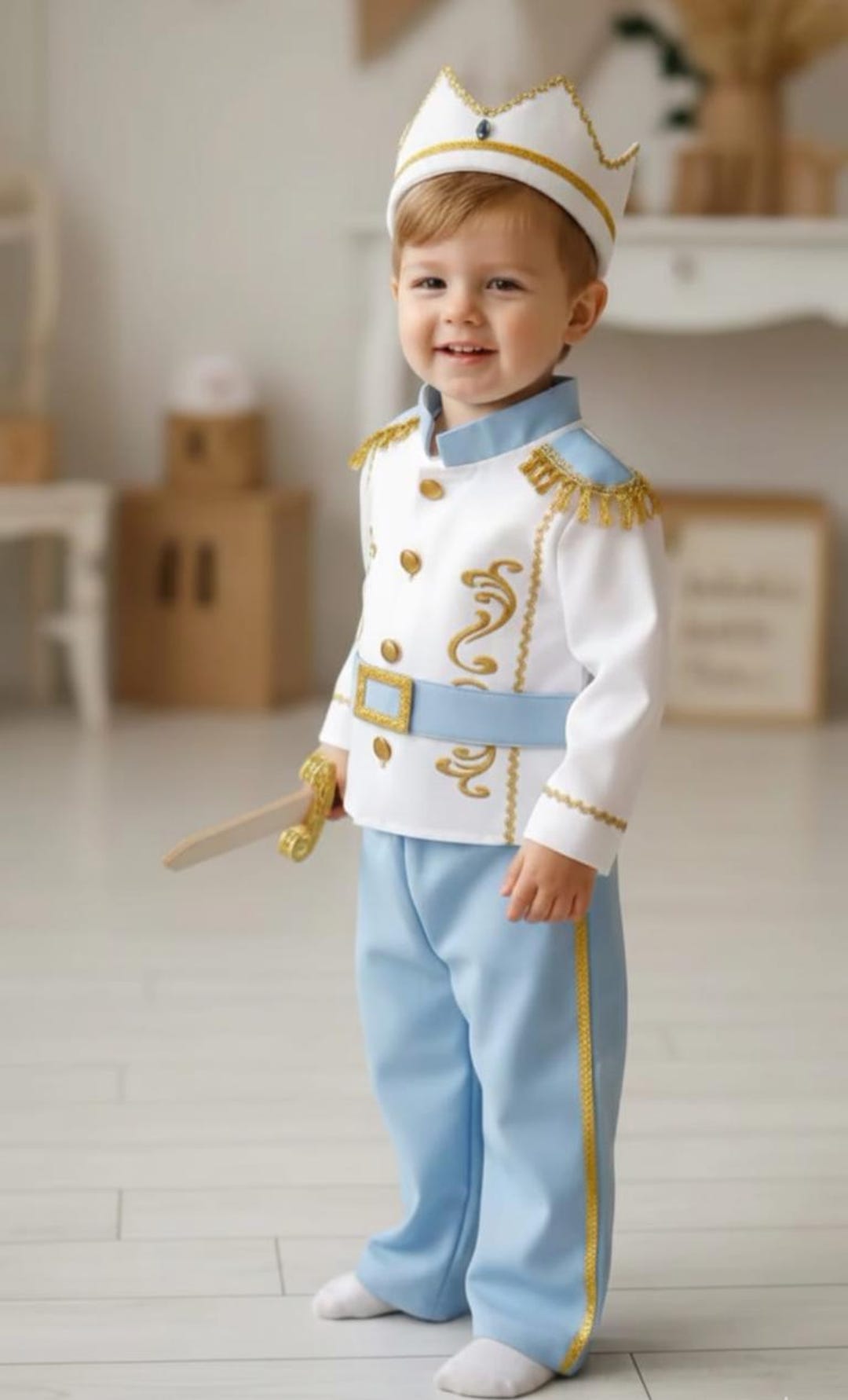 Prince Charming Baby Costume-royal Blue Colonial Costume-royal Blue ...