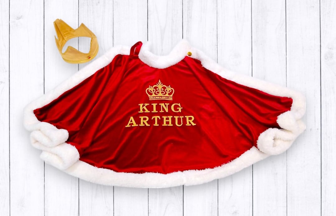 Royal Cape King Crown-halloween Costume-royal Birthday Party-medieval ...