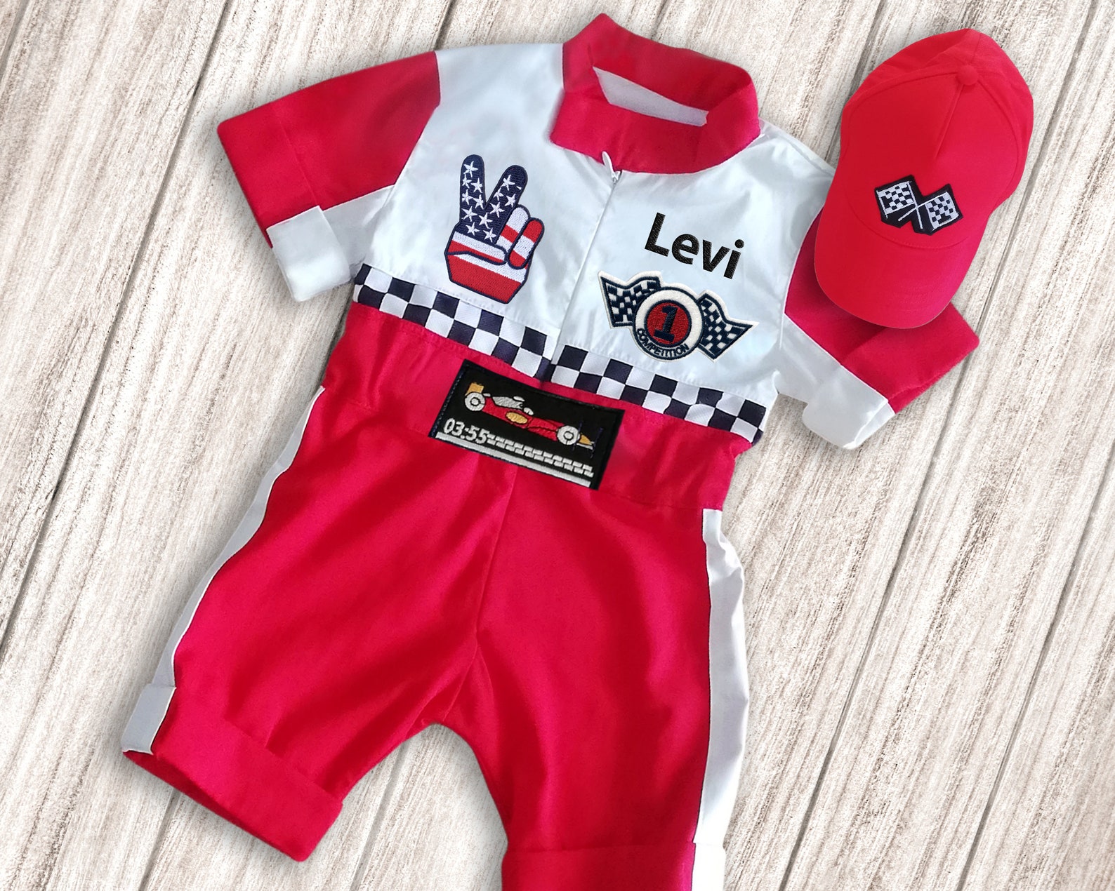 Checker Race Suit Race Car Birthday Halloween Costume - Etsy Canada