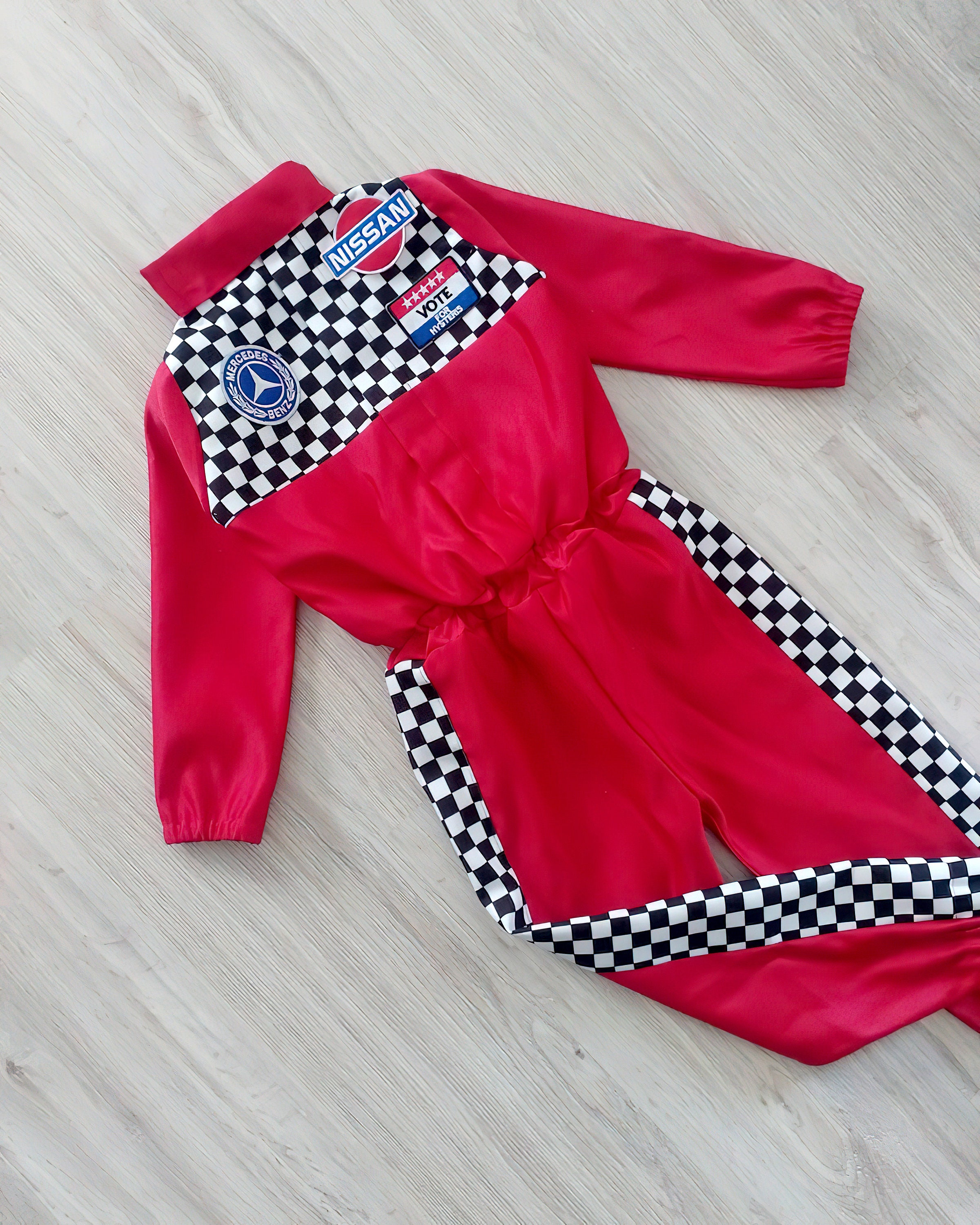 Checker Race Suit Halloween Costume 1st Birthday Gift | Etsy