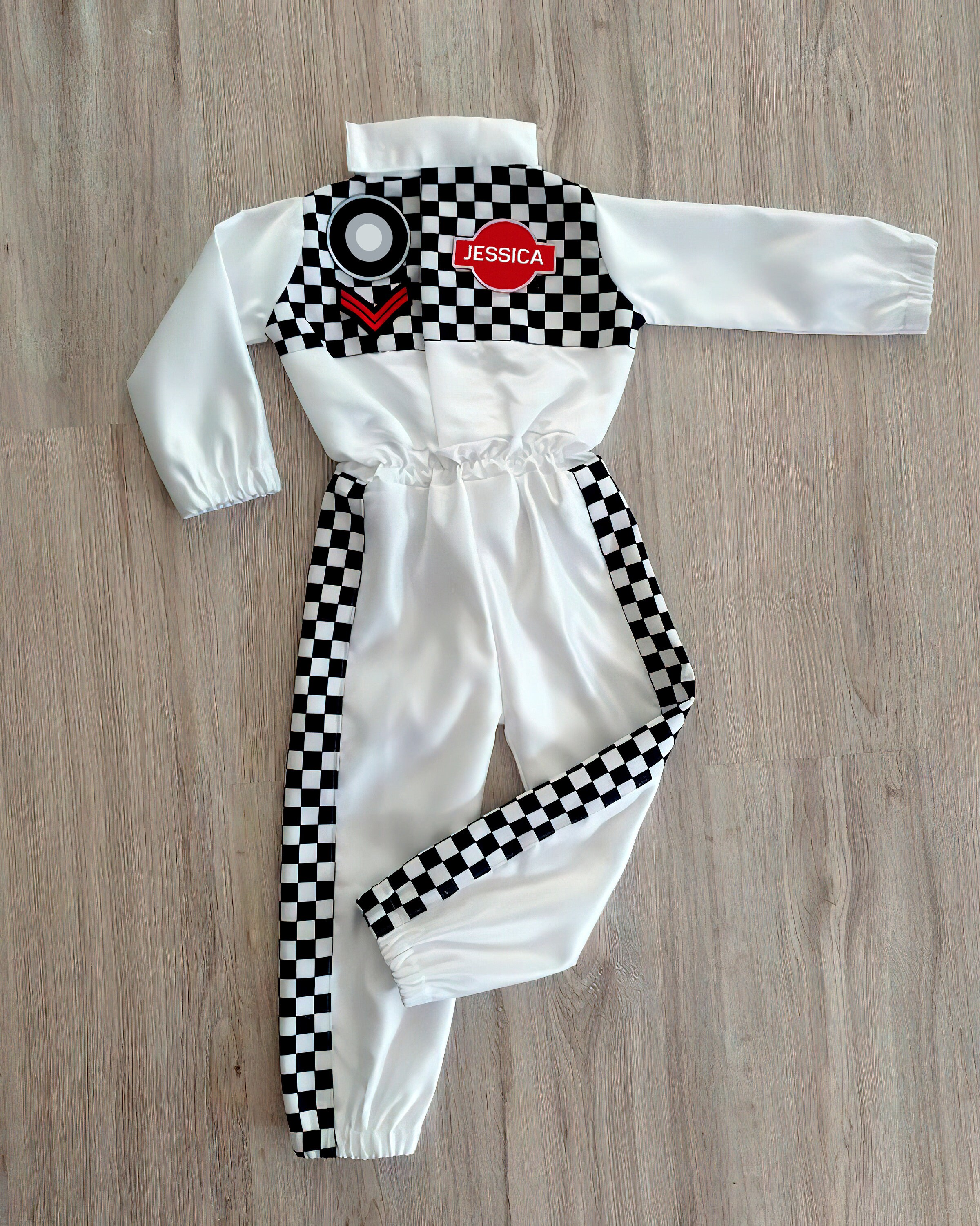 Checker Race Suit Halloween Costume 1st Birthday Gift - Etsy