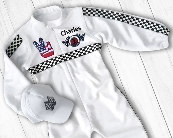 Custom Race Suit Race Car Birthday Halloween Costume 1st - Etsy