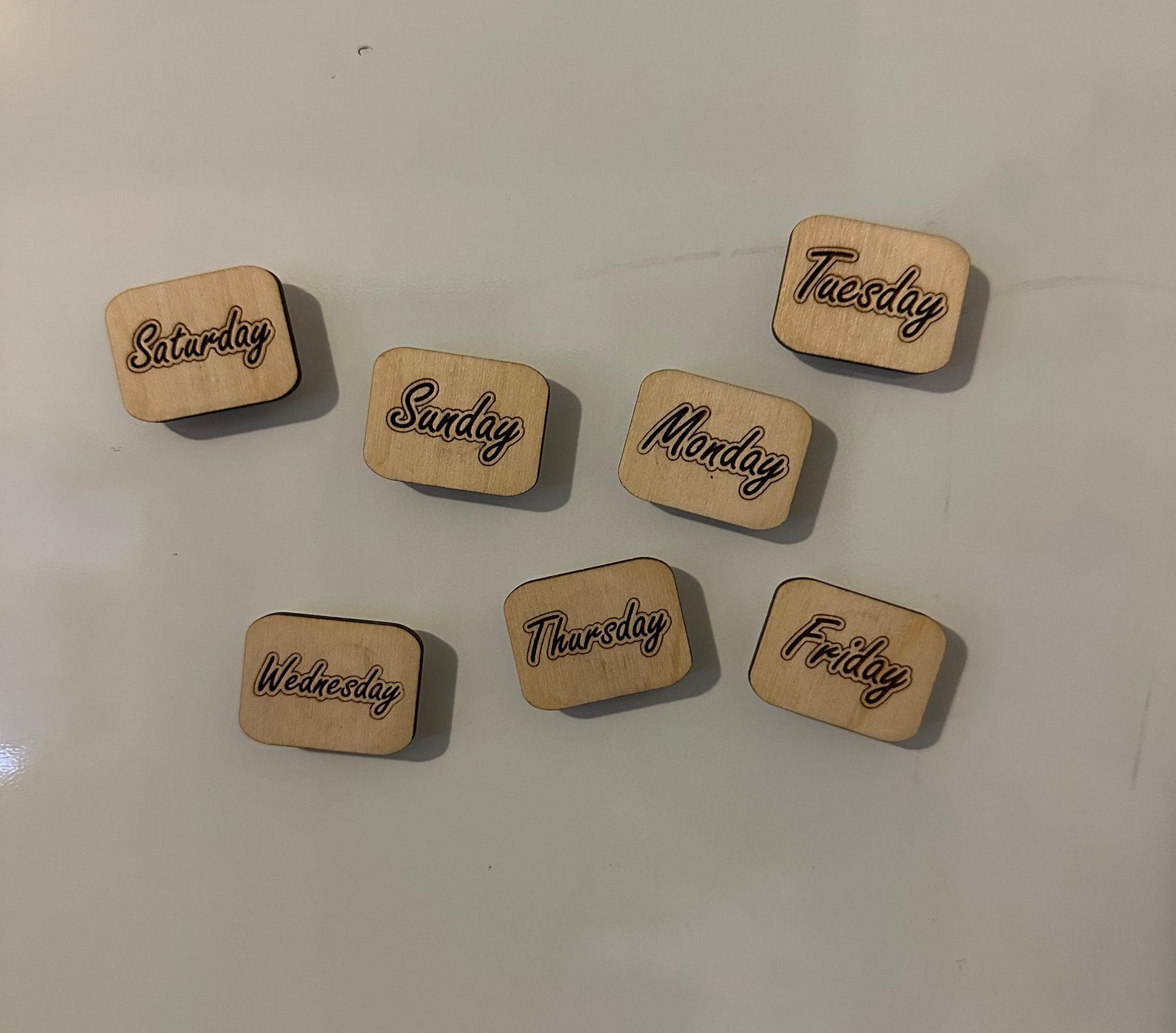 Days of the Week Magnets, Strong Magnets, Daily Magnets - Etsy
