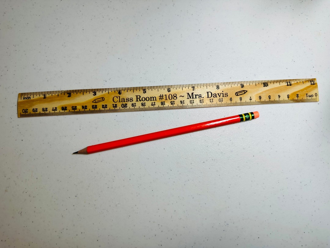 Custom Ruler, 12 Inch Ruler, Personalized Ruler, Back to School, Gift ...