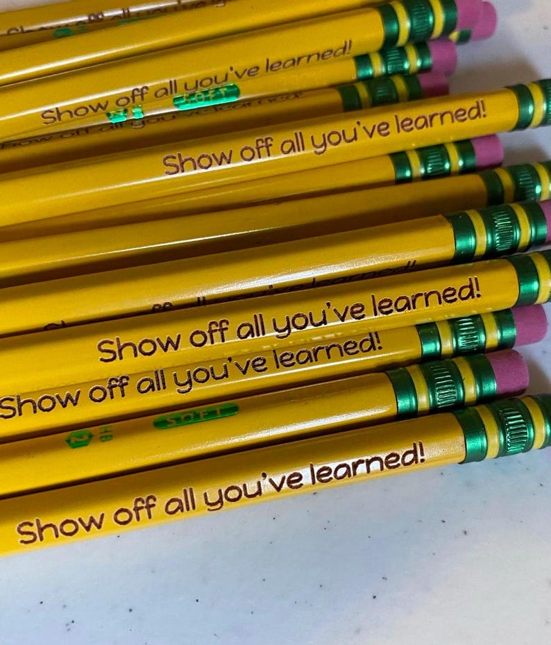 BULK Order, Fast SHIPPING, Personalized Pencils, Custom Order, Party ...