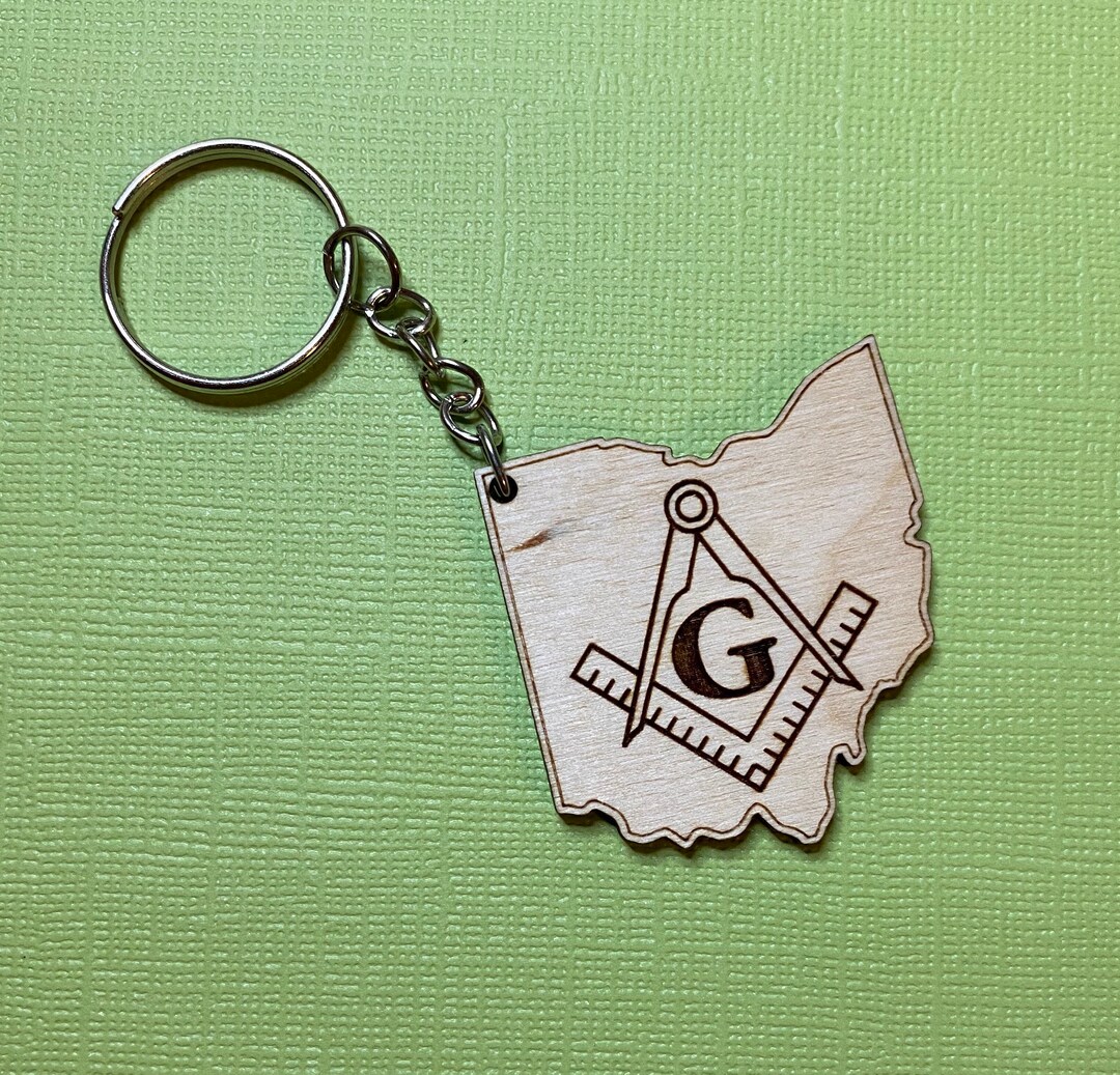 Ohio Masonic Keychain, Personalized Keychain, Gift for Him - Etsy