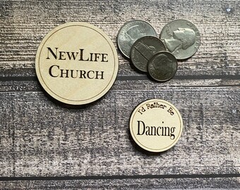 Custom Coin Token - Etsy