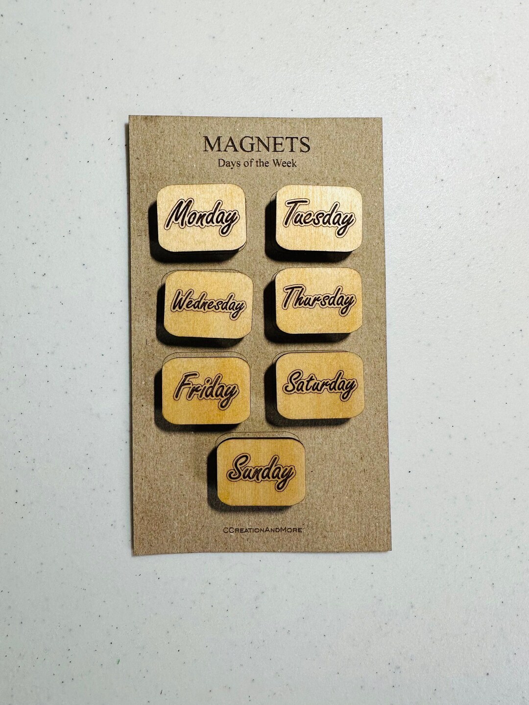 Days of the Week Magnets, Strong Magnets, Daily Magnets - Etsy
