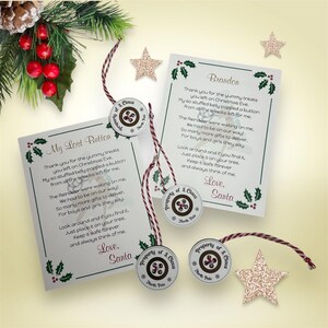 Santa's Lost Button, Missing Button, Christmas Day Surprise, Keepsake ...