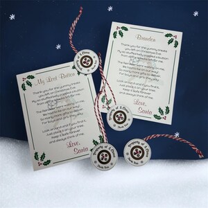 Santa's Lost Button, Missing Button, Christmas Day Surprise, Keepsake ...
