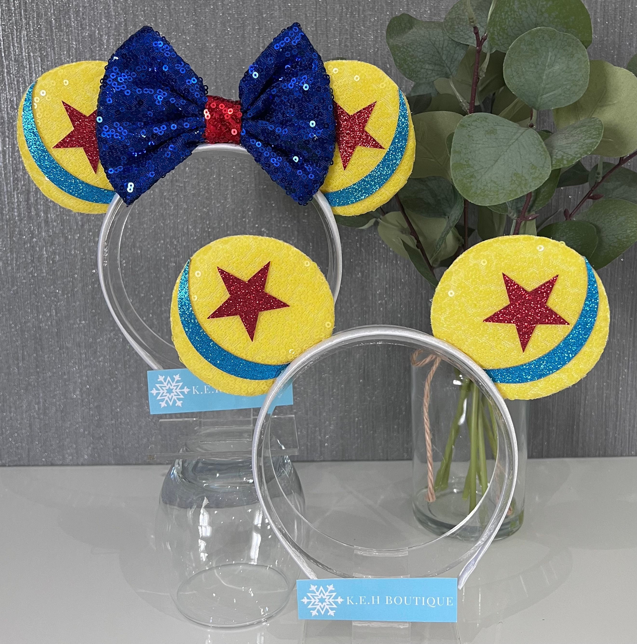 Pixar Ball Toy Story Disney Inspired Mickey Minnie Mouse Ears - Etsy UK