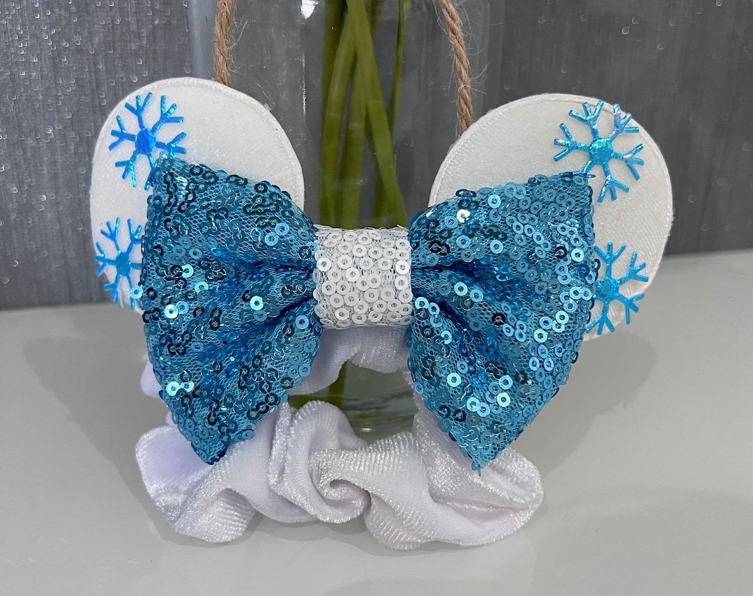 Frozen Queen Elsa inspiró Disney Scrunchie orejas diadema diadema ...