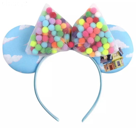 Disney up Inspired Mickey Minnie Mouse Ears Headband | Etsy
