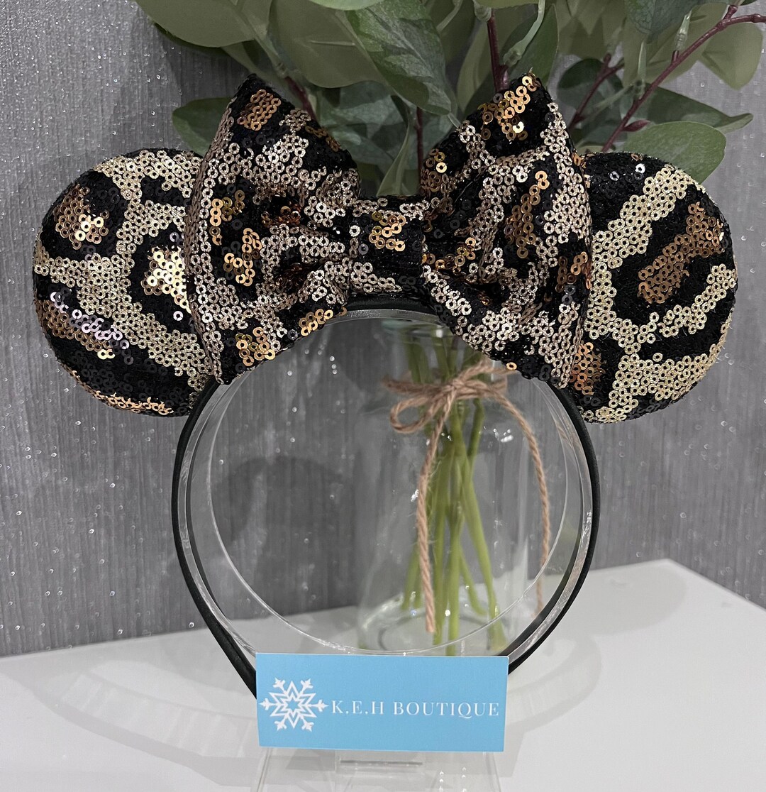 Animal Kingdom Leopard Disney Inspired Mickey Minnie Mouse Ears ...