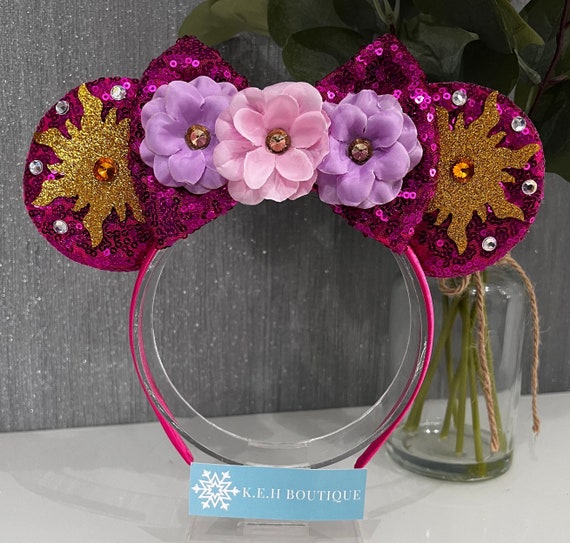 Rapunzel Flower Tangled Disney Princess Inspired Mickey Minnie - Etsy