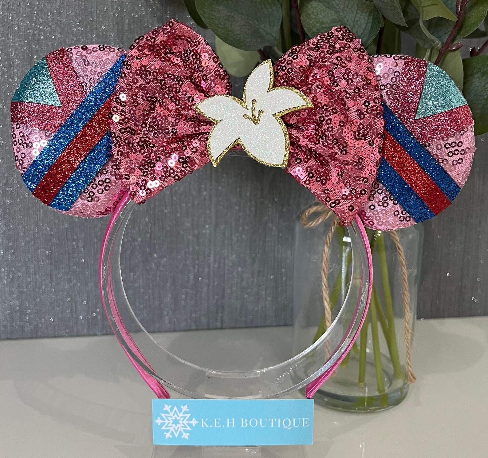 Mulan Disney Inspired Mickey Minnie Mouse Ears Headband - Etsy