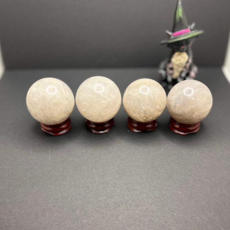 Rare Blue Rose Quartz Spheres choose Your Favorite - Etsy