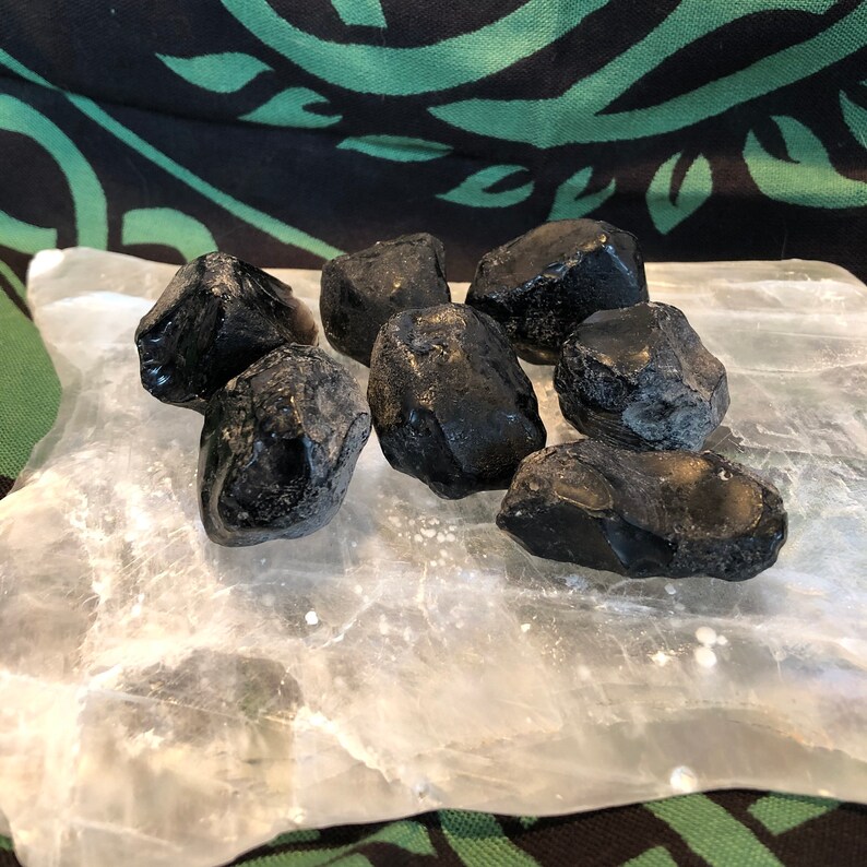 Apache Tear Rough Obsidian choose Your Size - Etsy