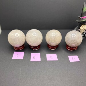 Rare Blue Rose Quartz Spheres choose Your Favorite - Etsy