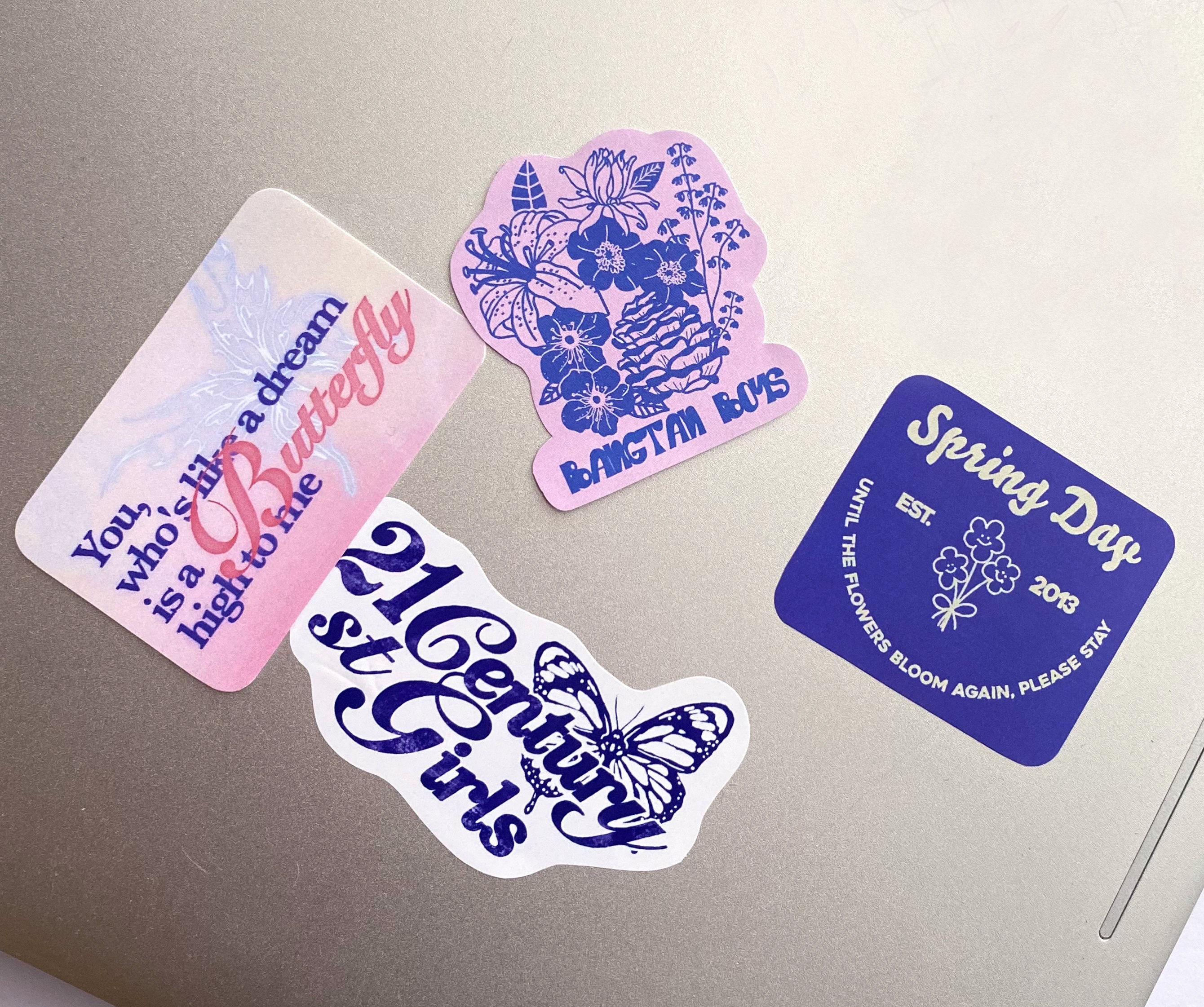 BTS STICKERS SET - Etsy