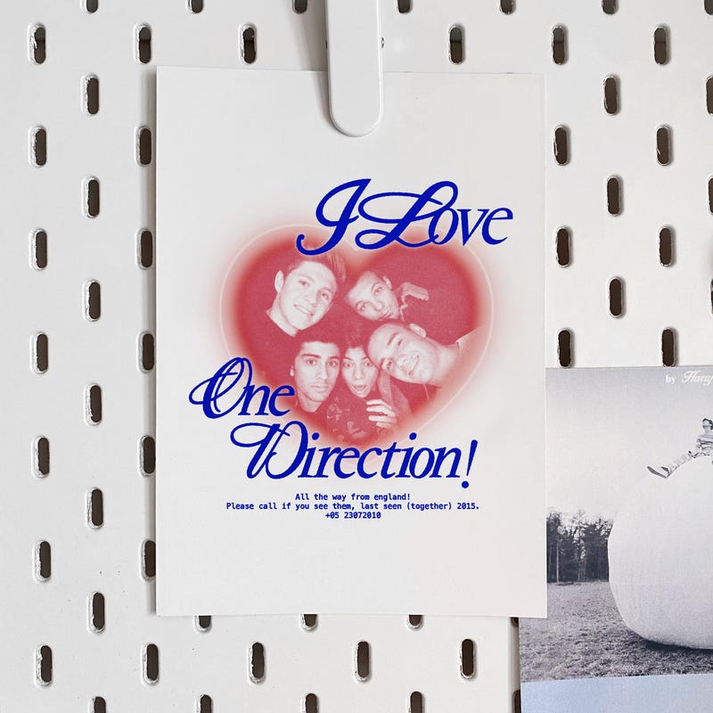 One Direction Room Decor - Etsy
