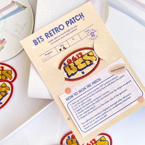 PARCHE RETRO BTS - Etsy