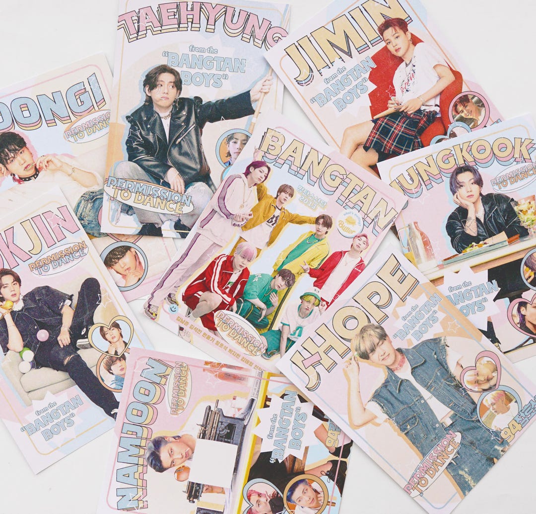 Butter | Poster Print Kpop Merch Vintage Bangtan - Etsy