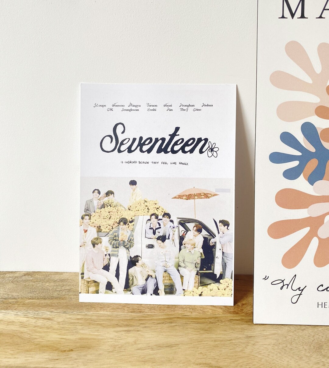 Seventeen | Kpop Merch Print Poster - Etsy