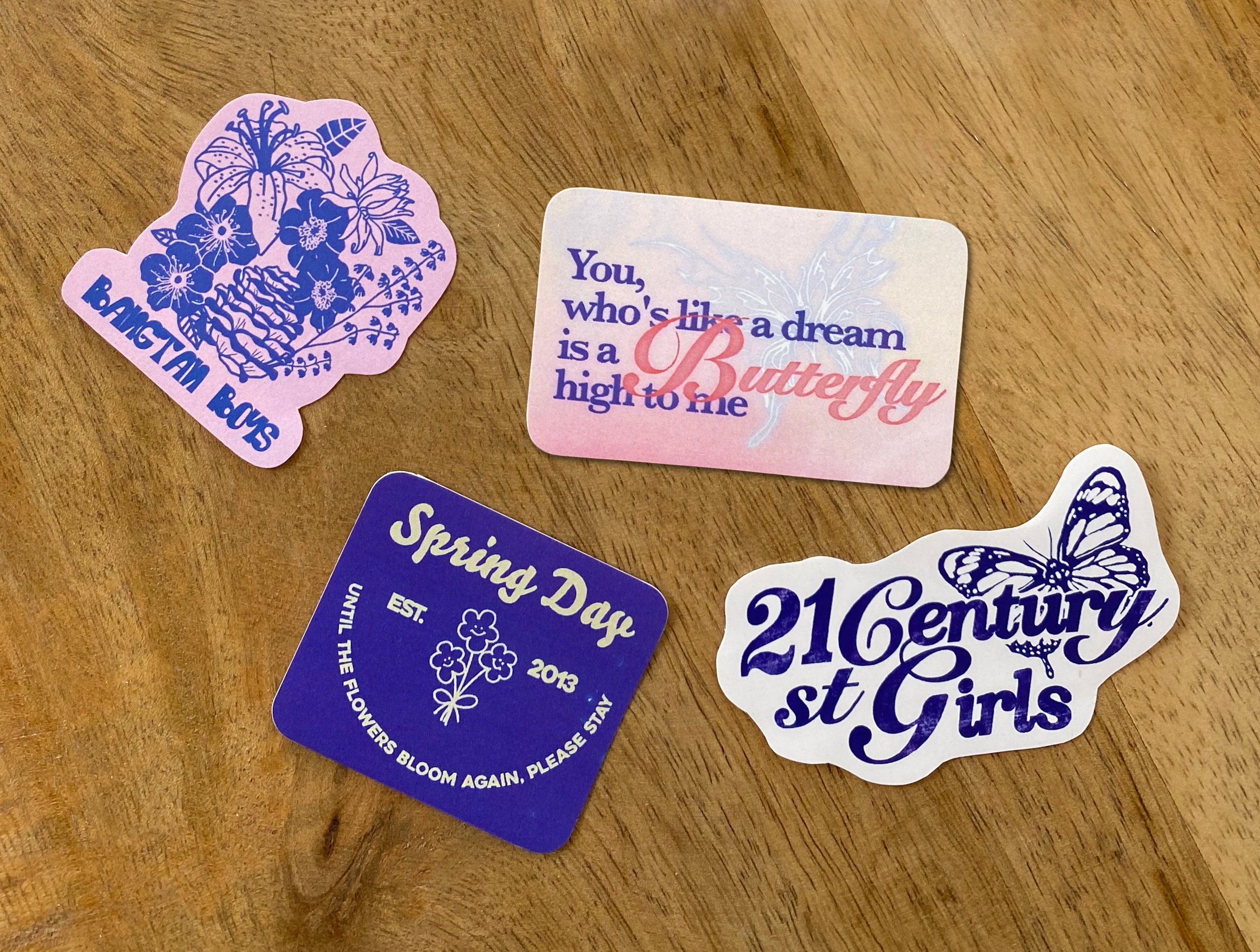 BTS STICKERS SET - Etsy