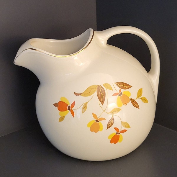 Jewel Tea Autumn Leaf Ball Pitcher - Etsy