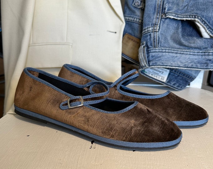 Friulane, Mary Jane, Ballerina, Velvet Slippers, Venetian - Etsy