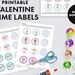 Slime PRINTABLE Non-candy VALENTINE Label Valentine's Day Kids Party ...