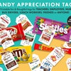 CANDY BUFFET Teacher Appreciation Poster Signs Labels Tags Party ...