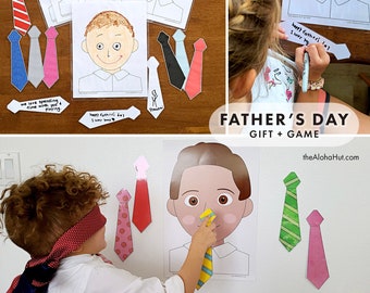 Pin the Tie on Dad Singing Time Activity - Etsy