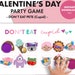VALENTINE'S DAY Kids Party GAME Don't Eat Pete Instant Download ...
