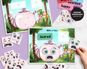 Preschool Worksheets, Alice in Wonderland - Etsy