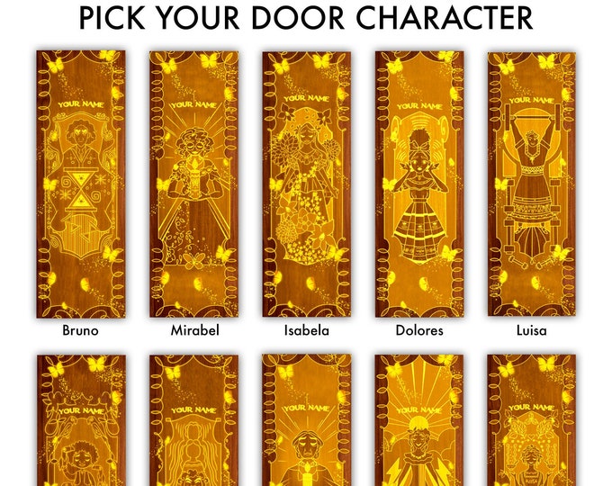 ENCANTO Bookmarks ISABELA Madrigal Family Kids Birthday Party Favor ...