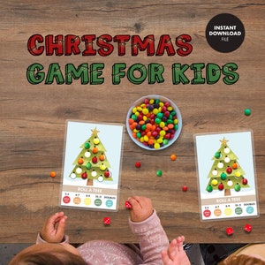 Roll a Dice CHRISTMAS Educational GAME Roll A Tree Kids School ...