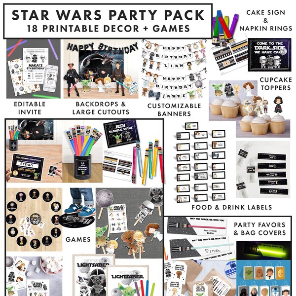 Starwars Food Labels - Etsy