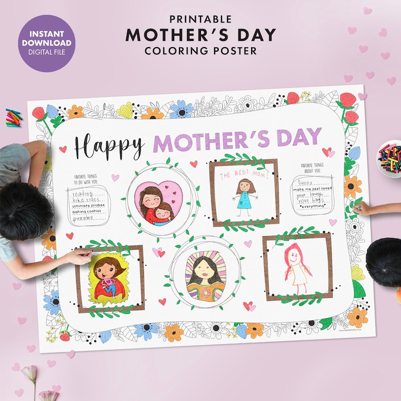 Mother's Day Poster - Etsy