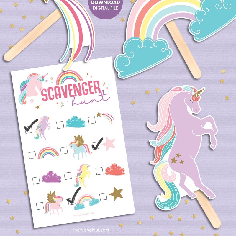 Rainbow Unicorn Party - Etsy