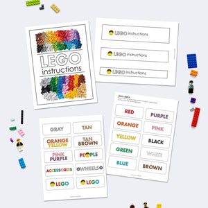 Lego labels - Etsy