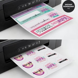 Printable VALENTINE'S DAY Tags & Coupon Booklet Gifts Labels Card Class ...