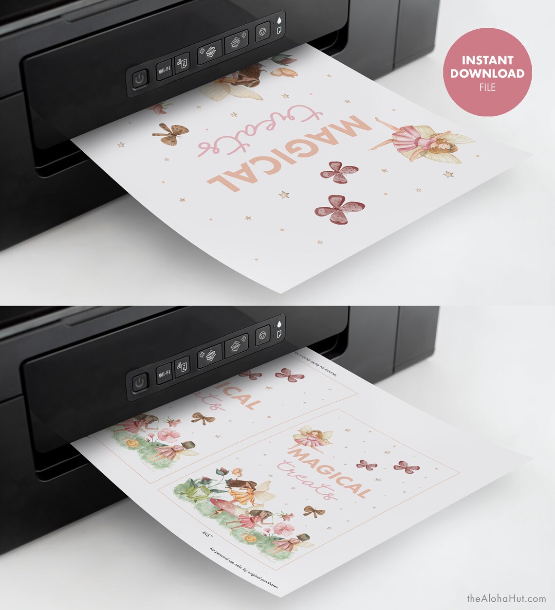 FAIRY Party FOOD SIGN Kids Birthday Party Decorations Decor - Etsy