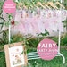 FAIRY Party Sign FAIRY WINGS Birthday Activities Wands - Etsy