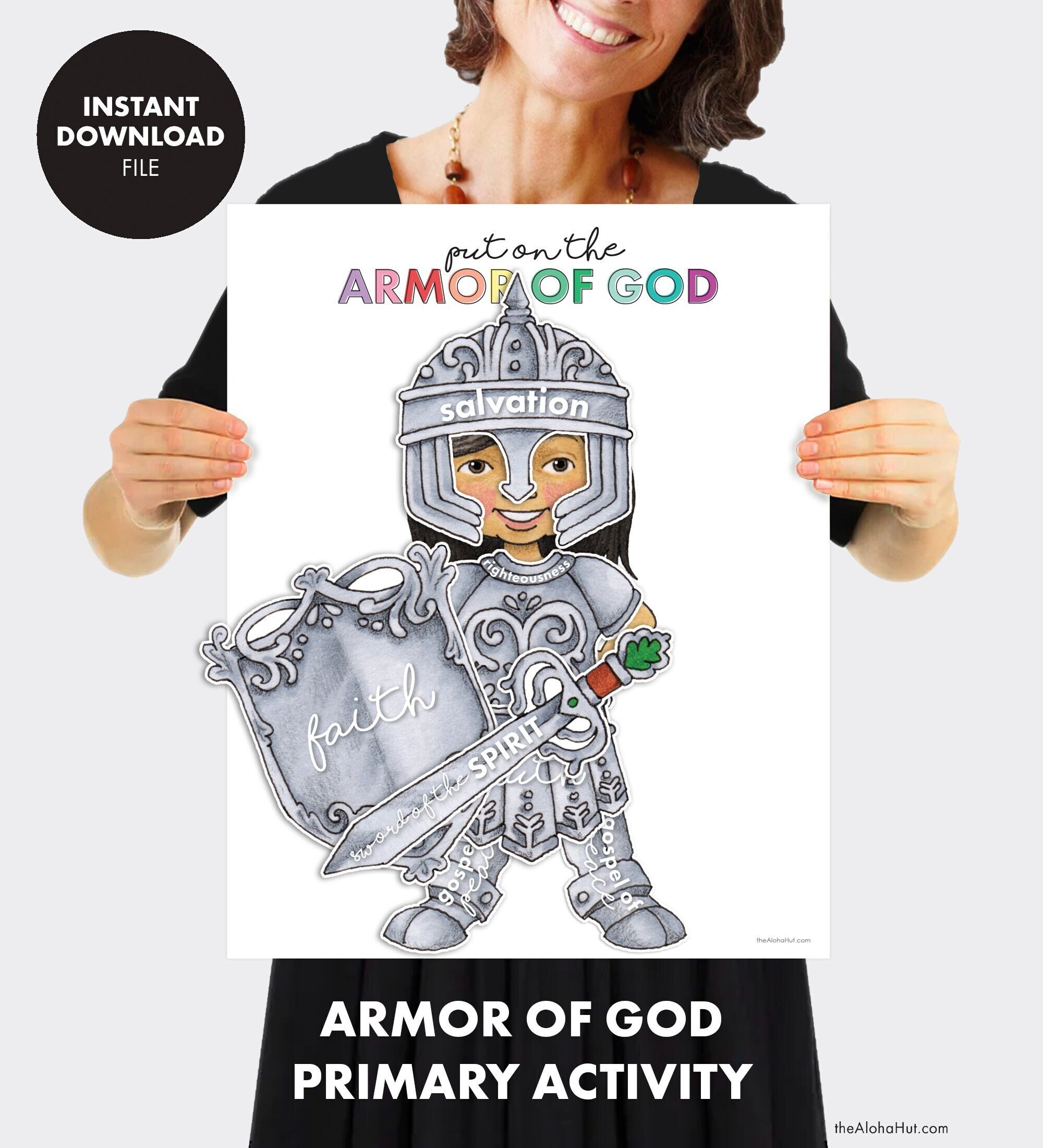 Armor Of God Paper Doll Lds