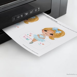 You Make My Heart Twirl PRINTABLE Non-candy PARTY FAVOR Ballerina ...