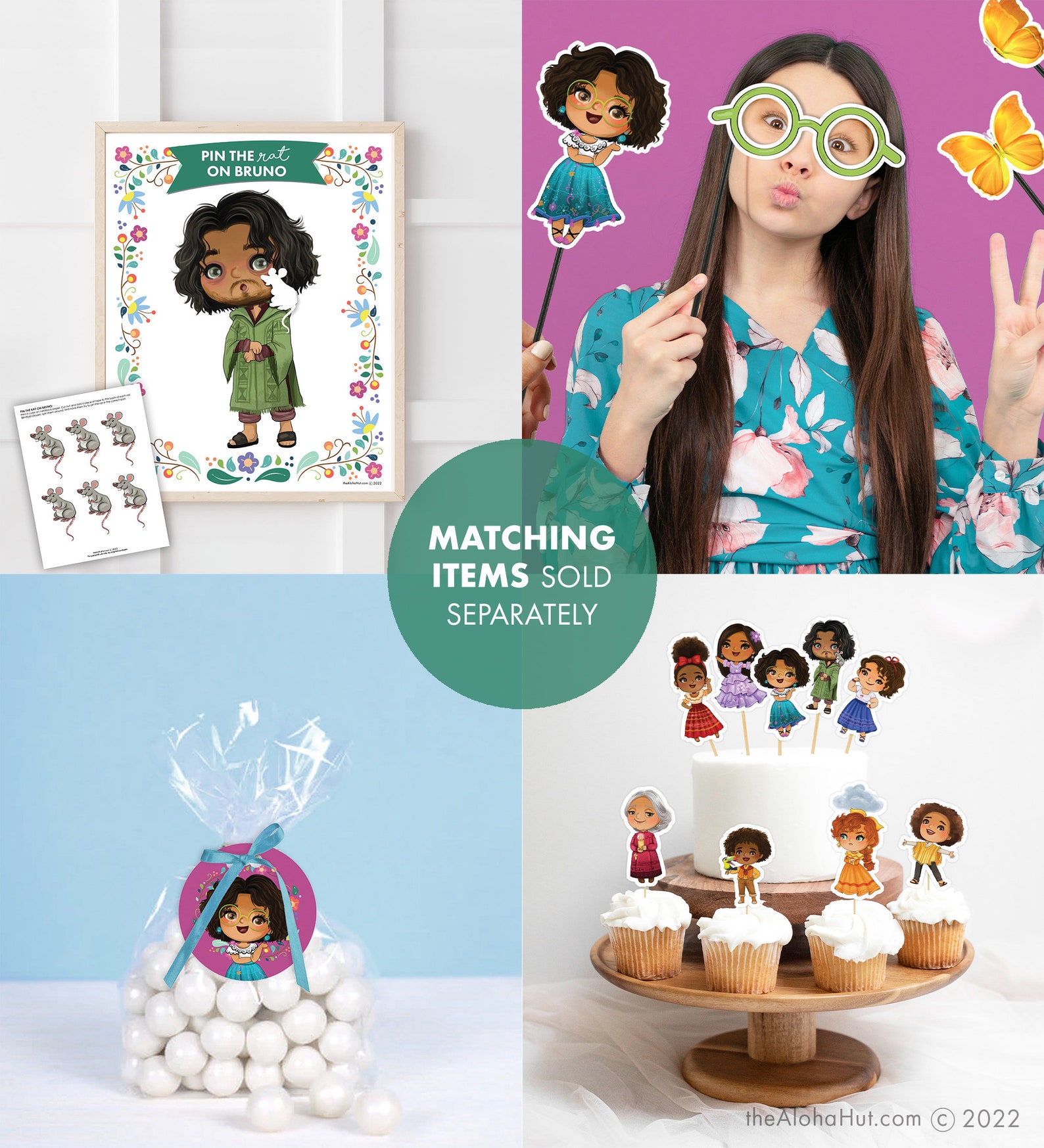 ENCANTO Kids Birthday Party Cake Walk Cupcake Walk Game Party - Etsy