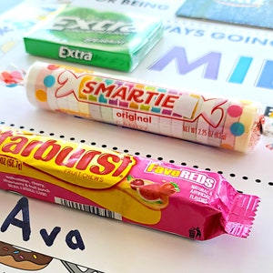 Giant TEACHER APPRECIATION Candy Gram Card Poster Sign Thank You ...