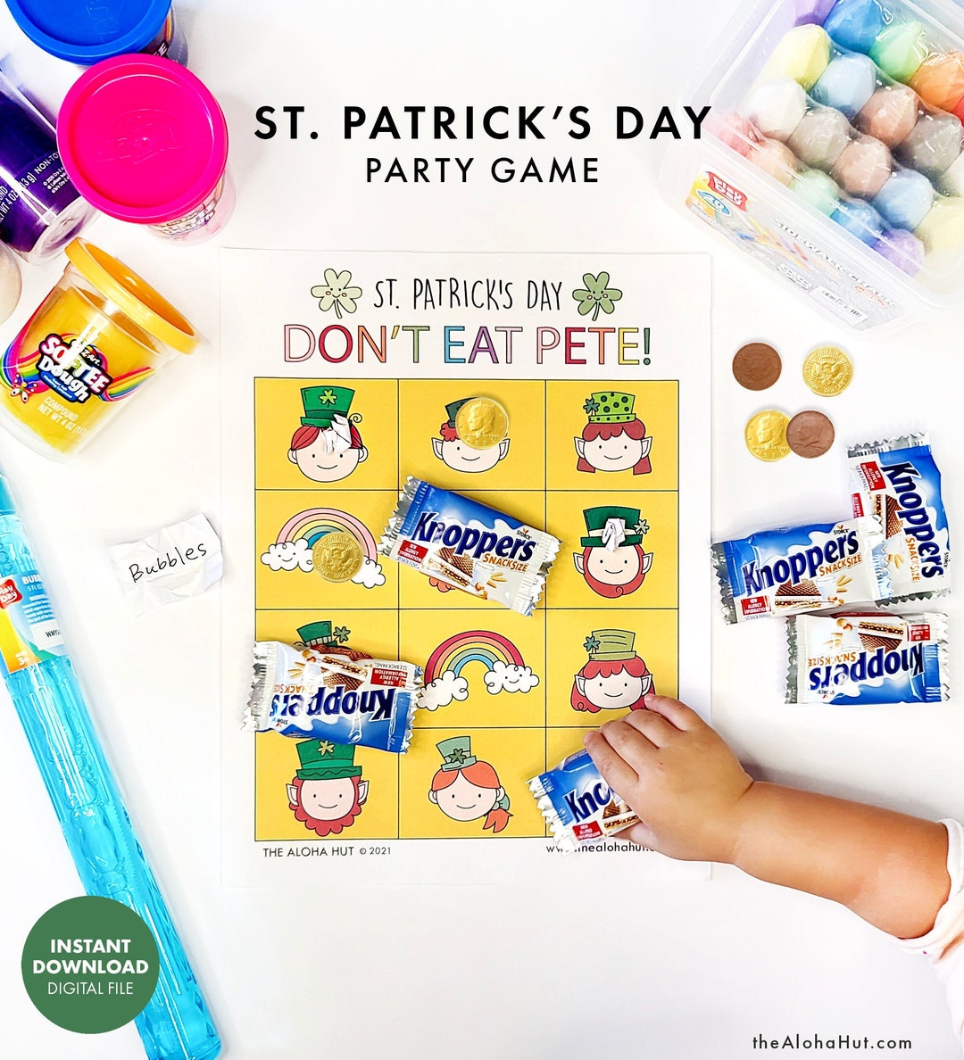 St Patrick's Day DON'T EAT PETE Game Printable Kids Party Classroom ...